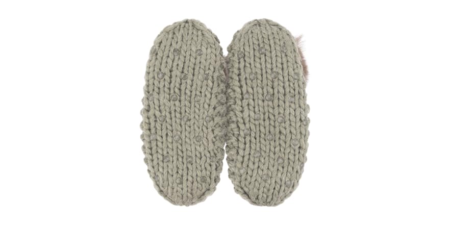 Lemon Popcorn Pom Ballerina Slippers