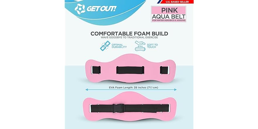 Adjustable Aqua Belt for Pool Exercise