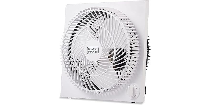 BLACK+DECKER Portable 9 Inch Box Fan