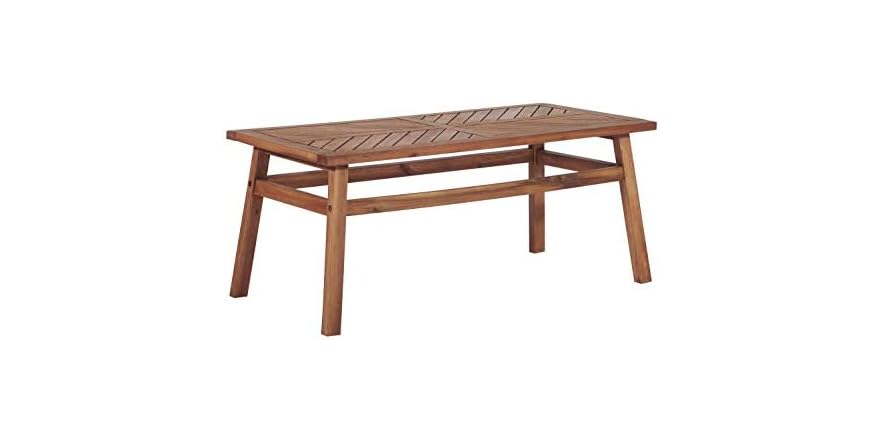 Walker Edison Chevron Coffee Table