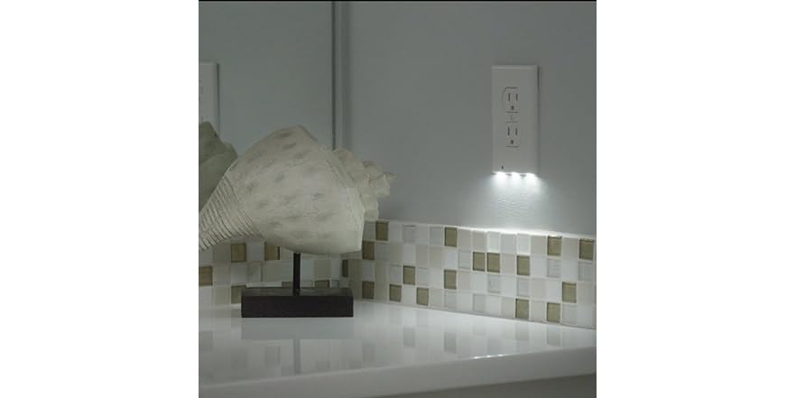 5-Pack Outlet Cover w/ Built-In LED Night Light