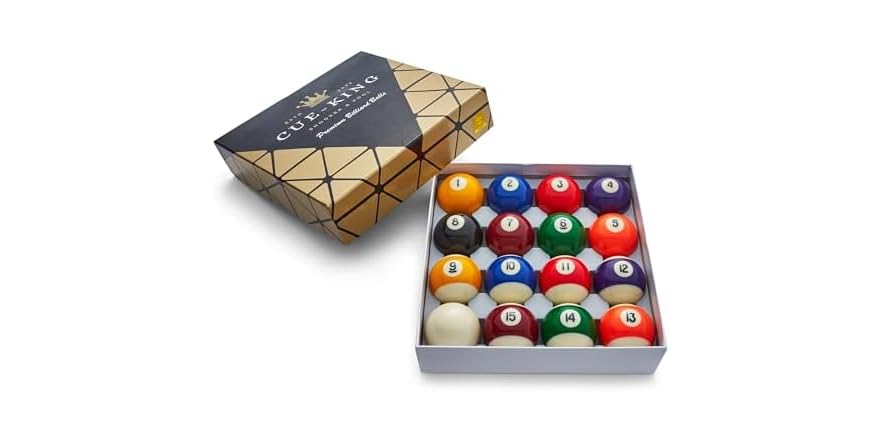 Cue-King Pool Billiard Balls, Grade AA