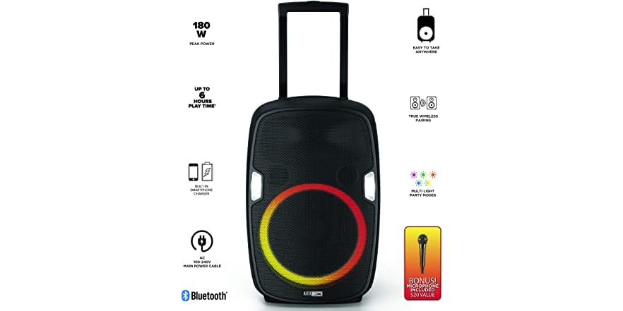 Altec Lansing Soundrover Portable Wireless Party Speaker