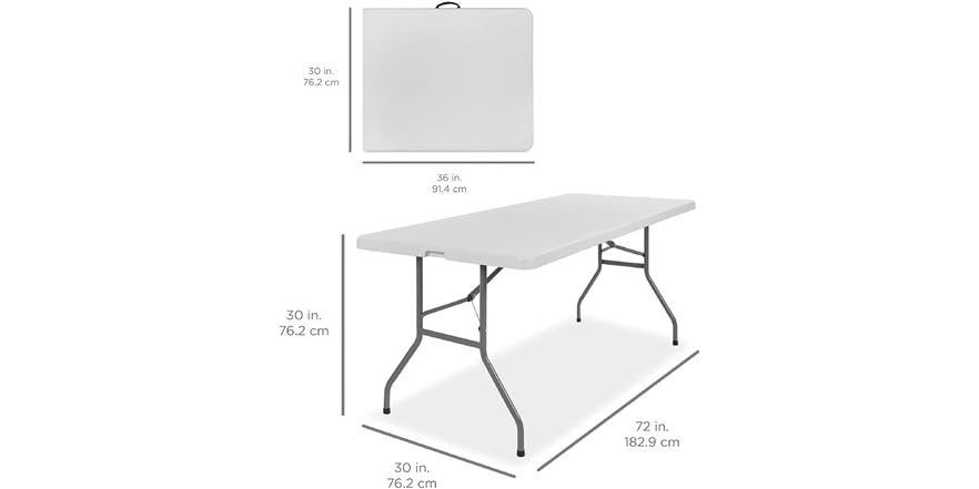 Folding Table White (4,6, or 8 Foot)