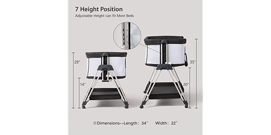 Fodoss Baby Bassinet