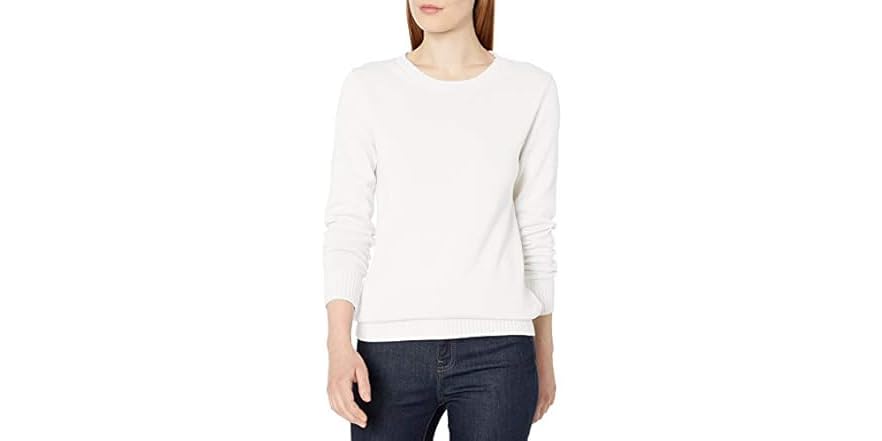 Amazon Essentials Womens Crewneck Cotton Sweater