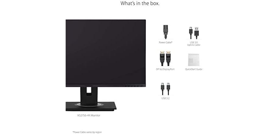 ViewSonic VG2756-4K 27" Docking Monitor