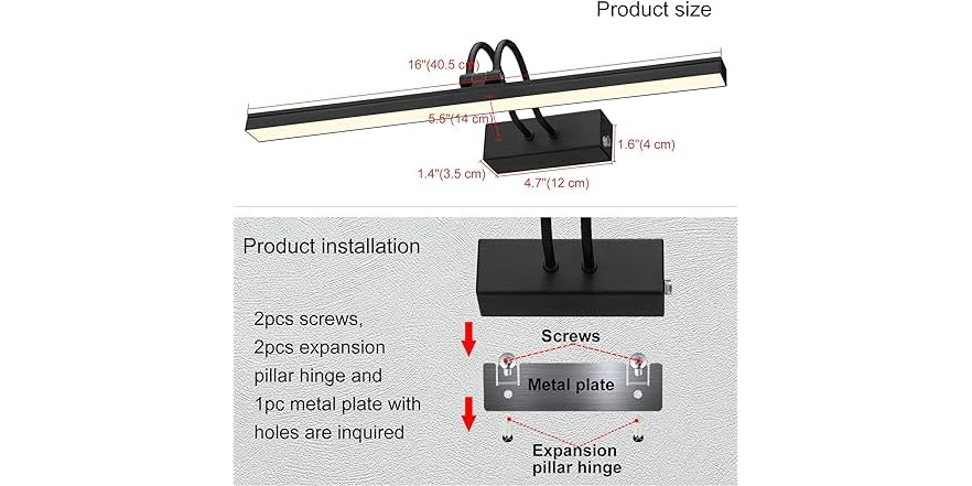 Wireless Gallery Light with Remote