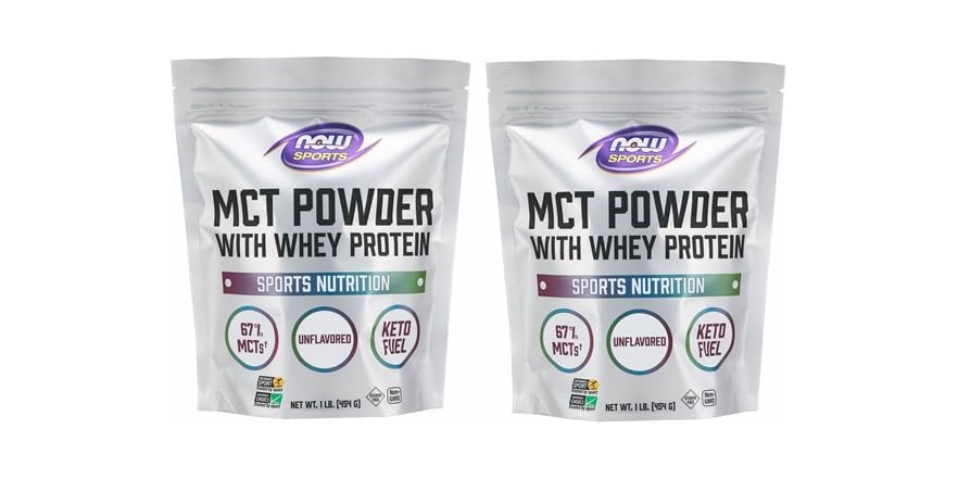 MCT Powder with Whey Protein, Unflavored, 2-Pack