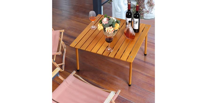 SONICGRACE All Purpose Foldable Wooden Table