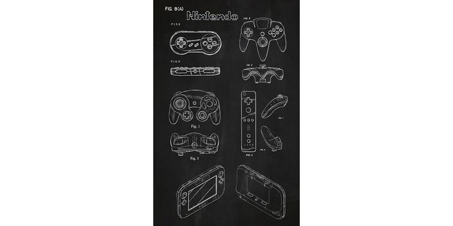 Nintendo Controllers - Screen Print