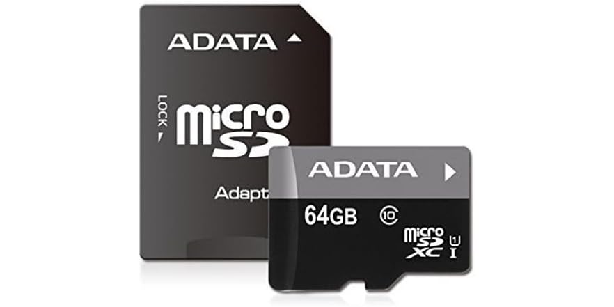 ADATA Premier 64GB microSDXC Memory Card with Adapter