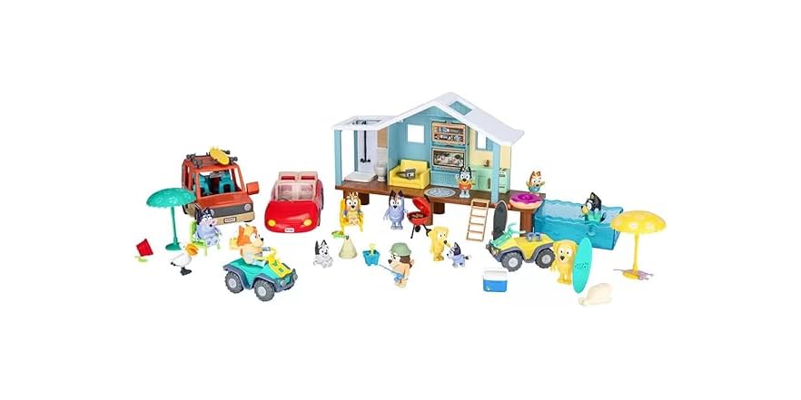 bluey store bluey 45pc Bluey Friends & Family Beach Set- Ho