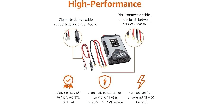 Amazon Basics 750W Car Power Inverter