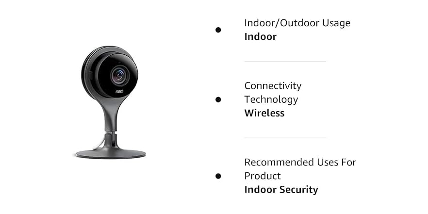 google GOOGLE NEST CAM RB Google Nest Cam Indoor - 1st G (Open Box)