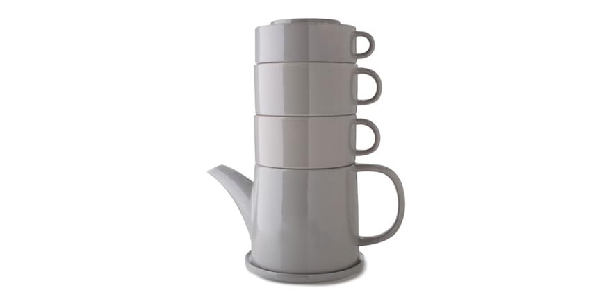 Tea Tower for 2 - Cool Gray