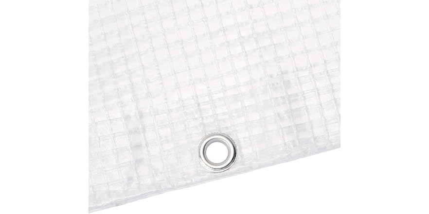 AmazonCommercial Heavy Duty Clear Mesh Tarp
