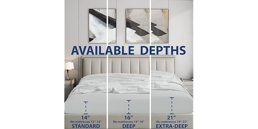 Cathay Home Full Fitted Full Sheet Set