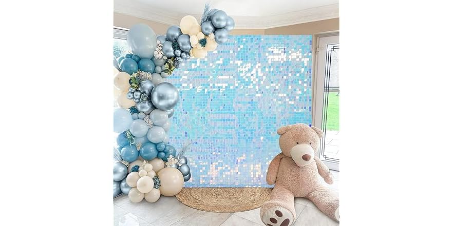 Rainbow Shimmer Wall Backdrop