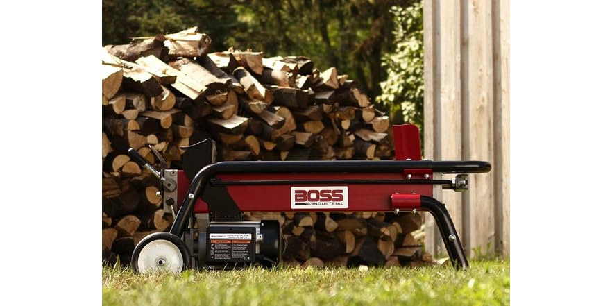 Boss Industrial 5 Ton Electric Log Splitter