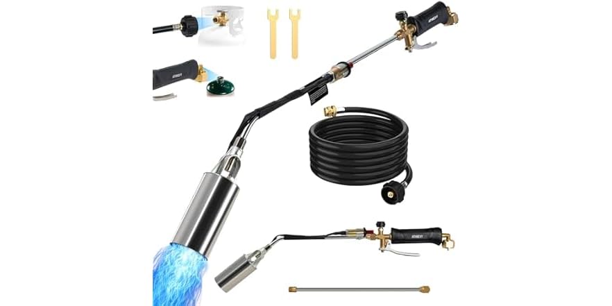 Athnevy FA0601 Propane Torch Kit Heavy Duty Weed Burn