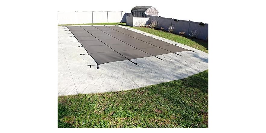 Pool Mate Tan Mesh Safety Cover