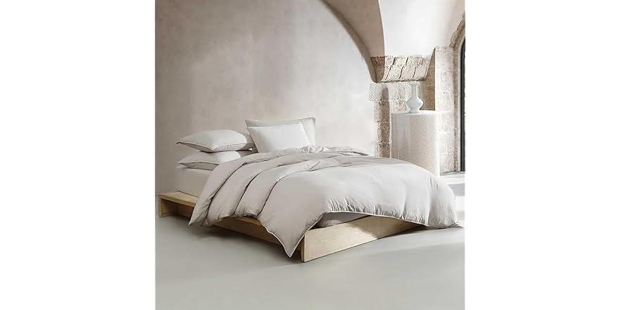 Calvin Klein Linen King Duvet Cover Set
