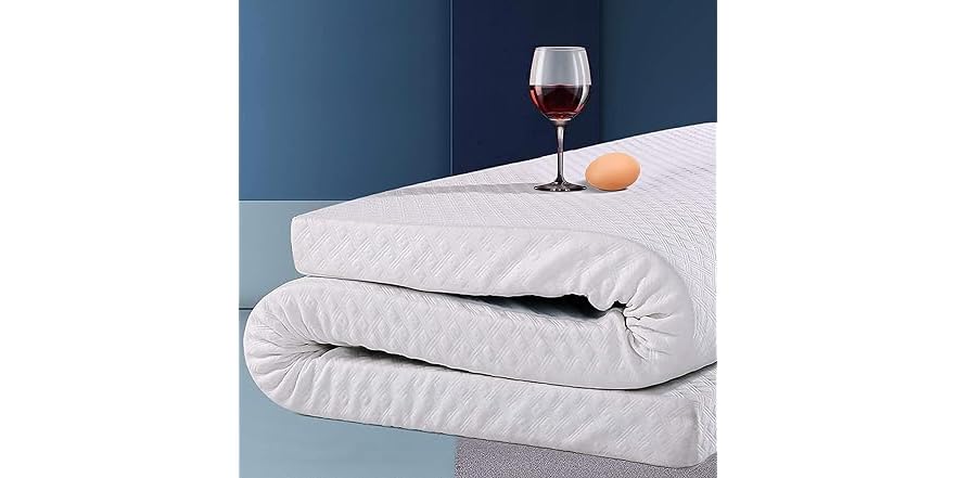 EDILLY Cool Gel Memory Foam Topper, Queen