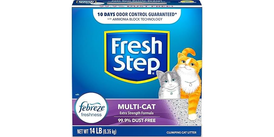 Fresh Step Multi-Cat Extra Strength Scented Litter