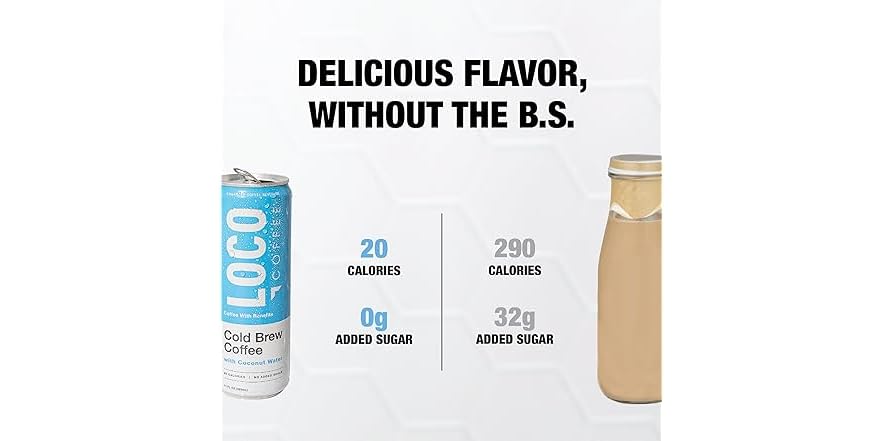(12 Pack) Loco Coffee Coconut Water Cold Brew