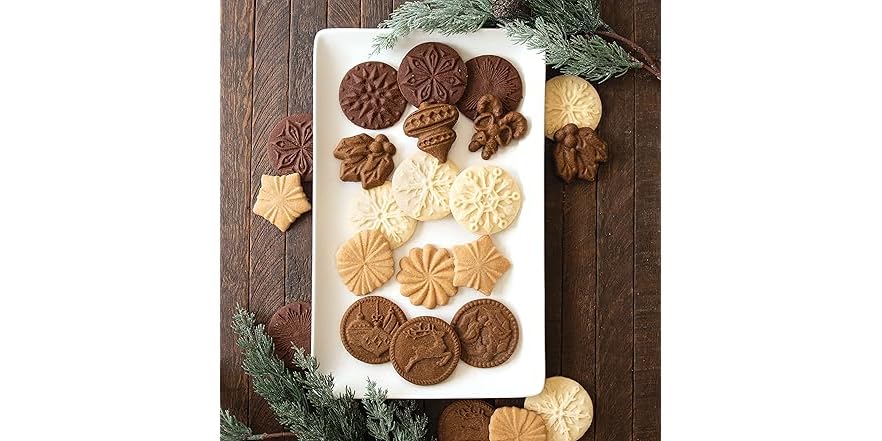 Nordic Ware Yuletide Cookie Stamps (Set of 3)