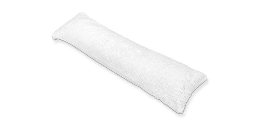 iDEAL Comfort™ Memory Foam Body Pillow White