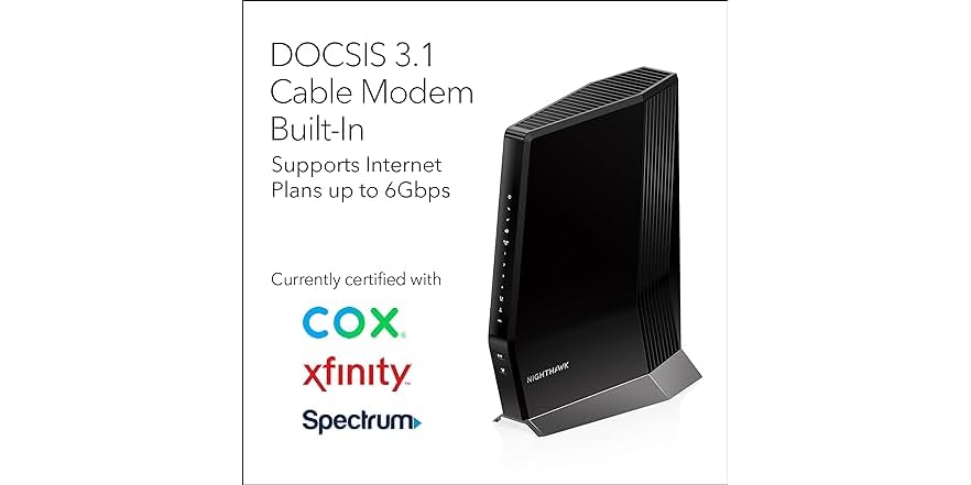 NETGEAR CAX80 Nighthawk Cable Modem