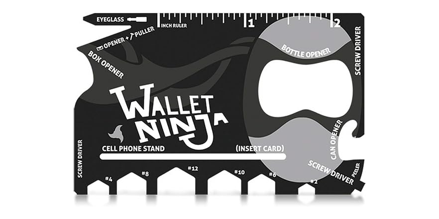 Wallet Ninja Credit Card Sized Multi-Tool