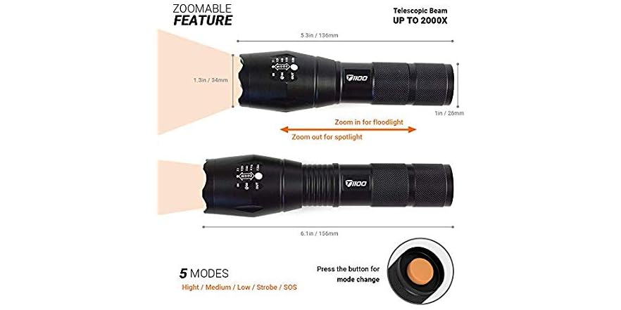 TacLight Tactical Flashlight