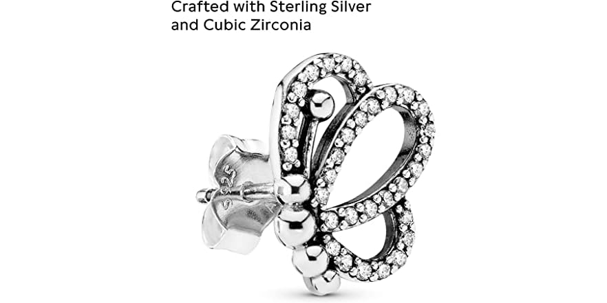 Pandora 297912CZ Pandora Butterfly Outlines, Clear CZ S (Open Box)