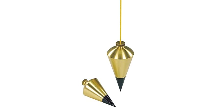 Stanley 8-Ounce Brass Plumb Bob