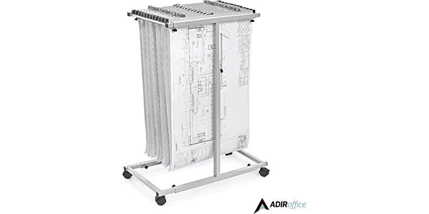 Adir Corp. Wall Mount Blueprint Storage