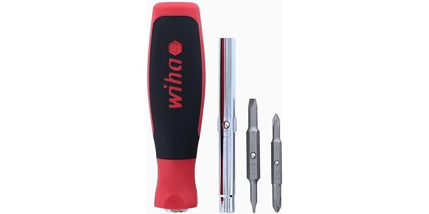 Wiha 77890 SoftFinish 6inOne Multi-Driver