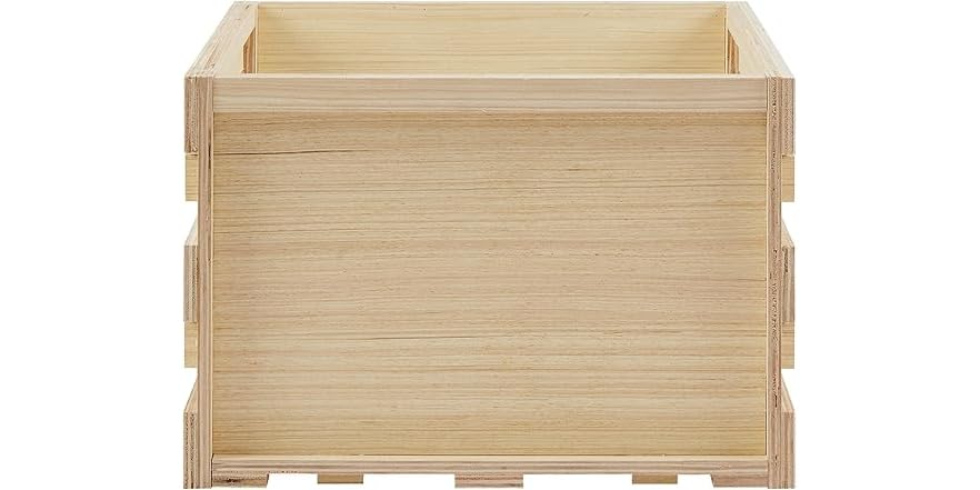 Crosley AC1050A-BB Vinyl Record Storage Wood