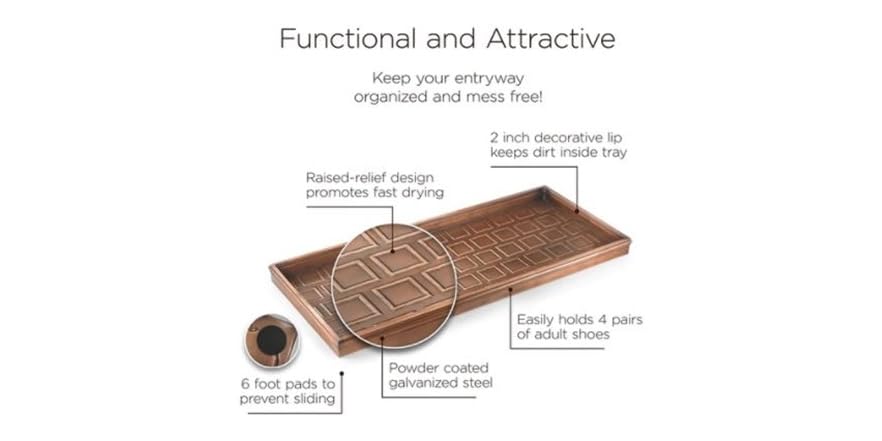 34" Squares Multi-Purpose Boot Tray