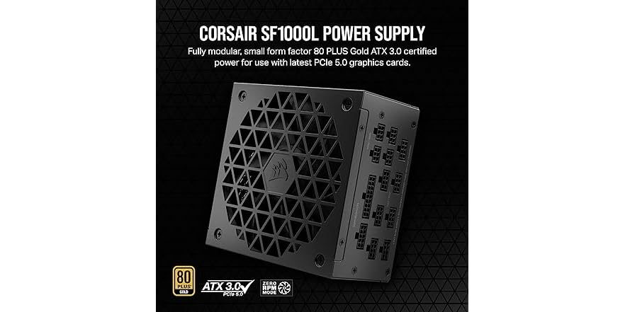 Corsair 1000W Fully Modular SFX Power Supply (Open Box)