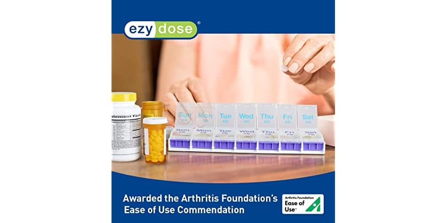 EZY DOSE Push-Button Medtime Planner