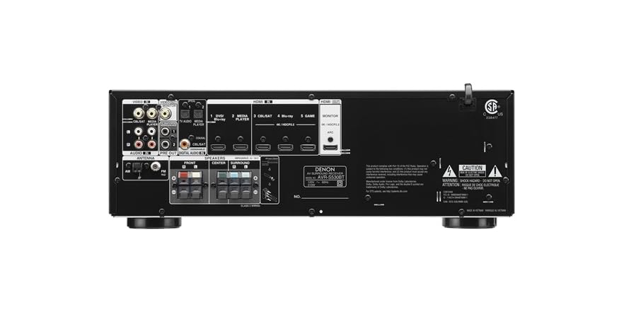 Denon AVR-S530BT AV Ultra HD 4K Receiver