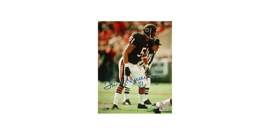 Jim Morrissey Signed Bears Blue Jersey 8x10