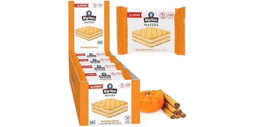 (32ct) Rip Van Pumpkin Spice Wafer Cookies