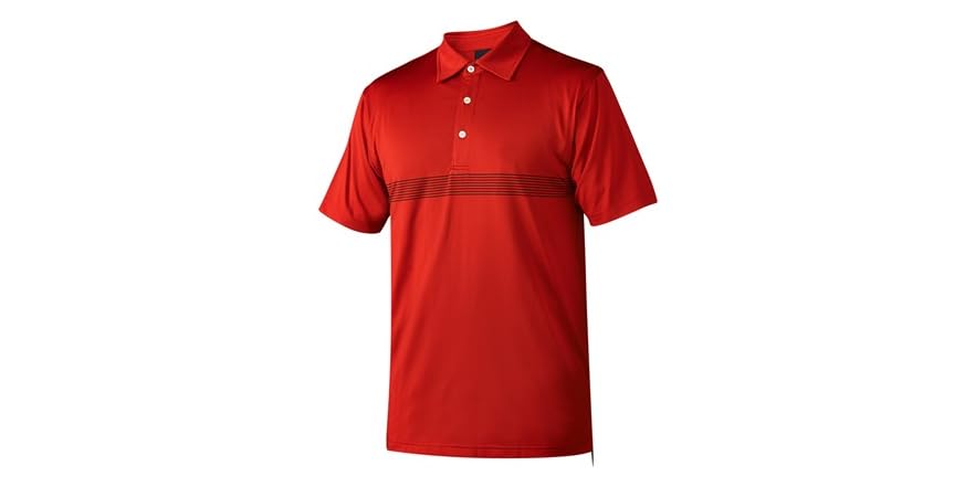 Red Golf Polo
