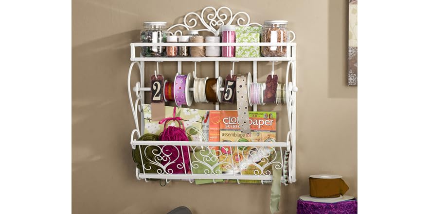 Wall Mount Craft Storage Rack