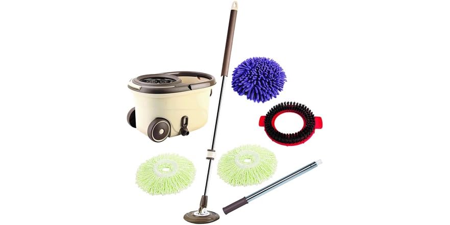 RoMop Deluxe Rolling Spin Mop