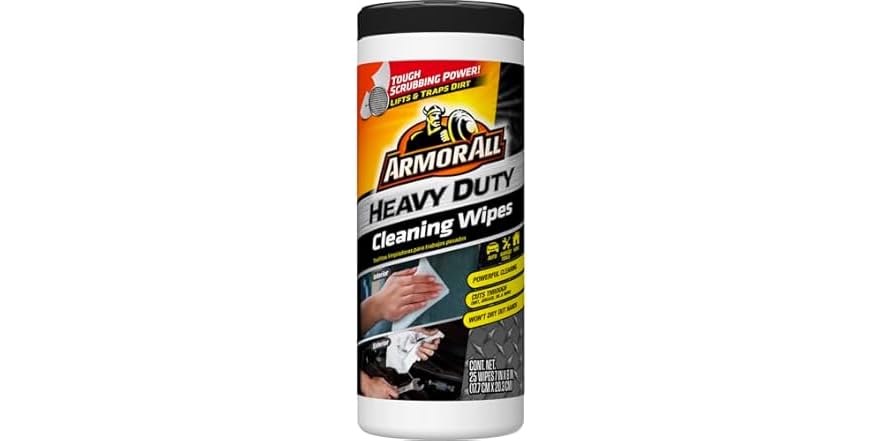 Armor All Heavy Duty Car Cleaning Wipes